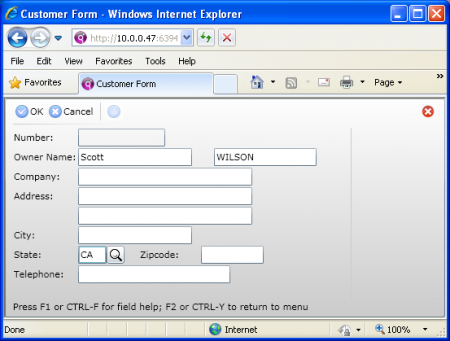 Stores demo example - Genero software development platform low-code no-code