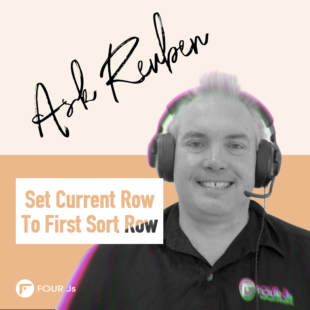 214 - Set Current Row To First Sort Row - Genero software development ...