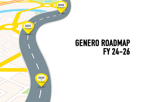 ROADMAP FY24-26 - Genero software development platform low-code no-code