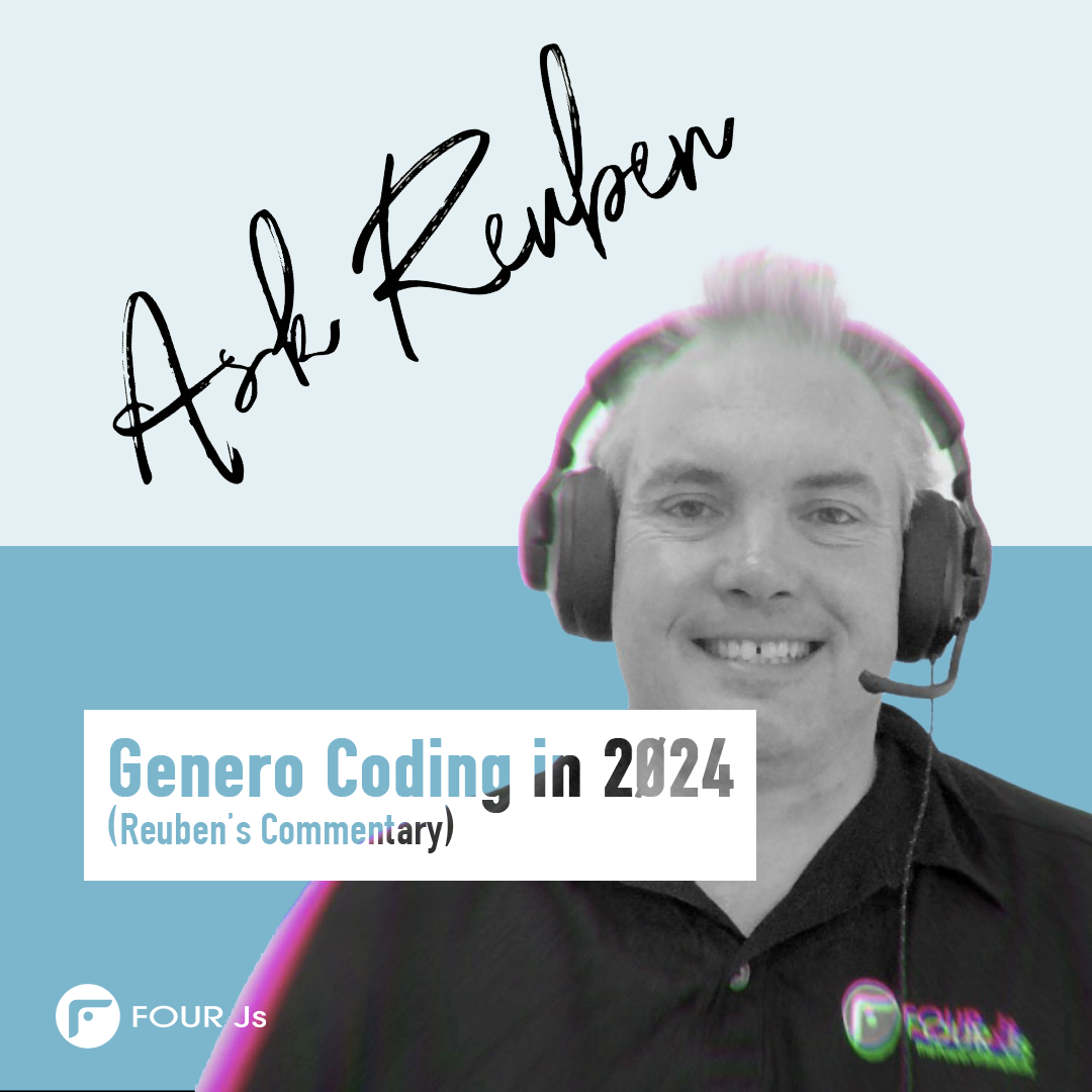 256 - Genero Coding in 2024 (Reuben's Commentary) - Genero software development platform low ...